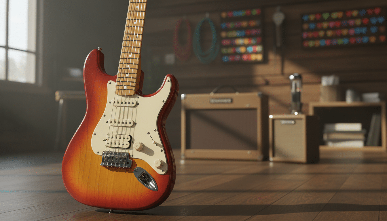 Donner DST-600 E-Gitarre Sunburst
